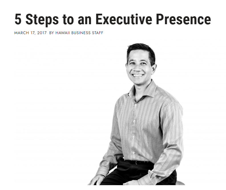 5 Steps to an Executive Presence - Simon Leadership